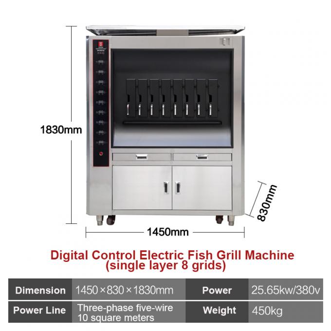 OVEN GRANDMASTER KD50 Commercial Fish Grill Machine - Single Layers 8 ...