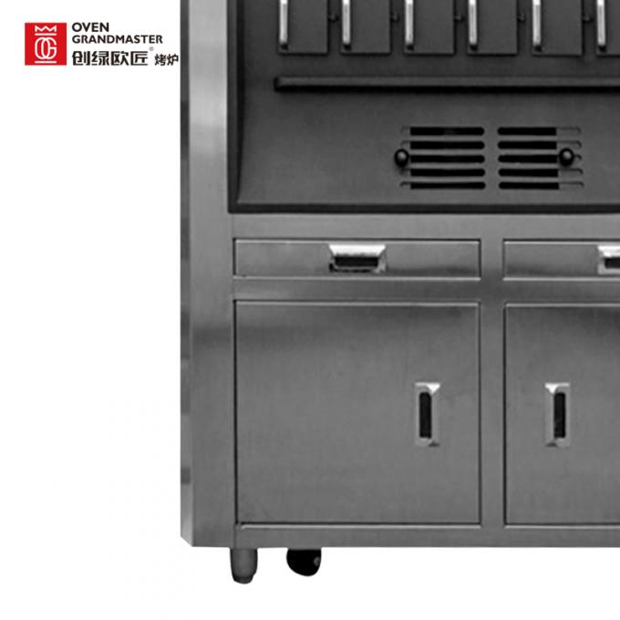 OVEN GRANDMASTER 380V Single Layer 4-6 Grids Commercial Charcoal Fish ...